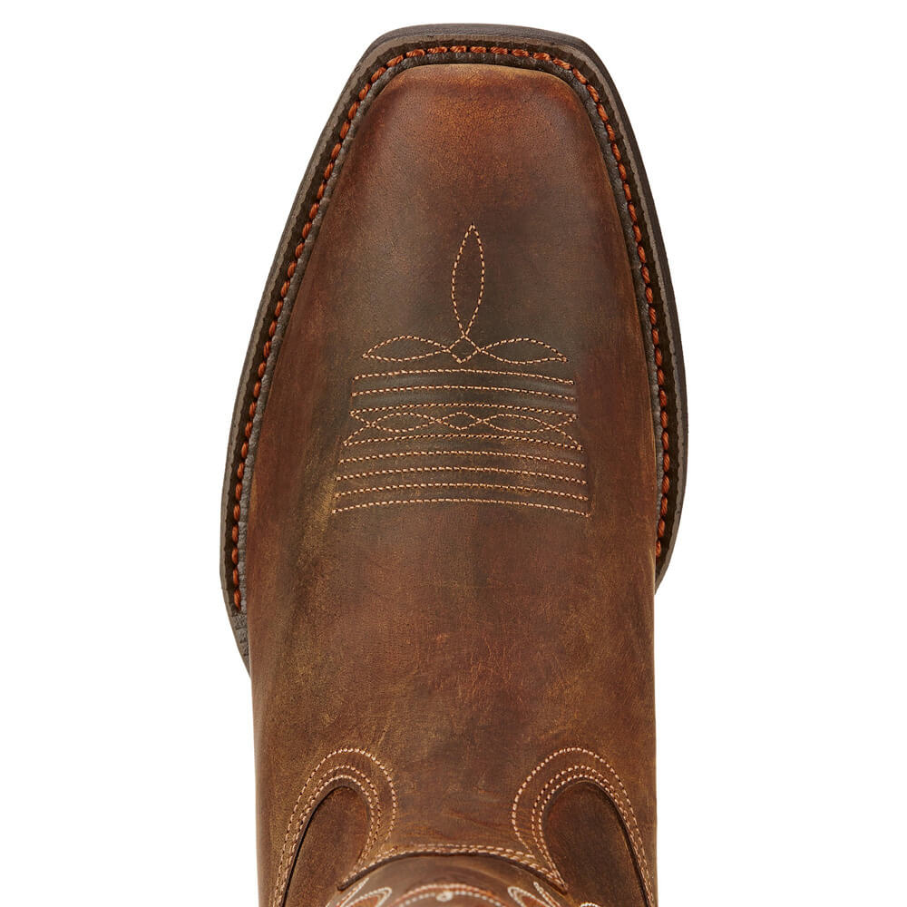 Ariat Men's Sport Boots Square Toe Powder Brown - Stampede Tack ...