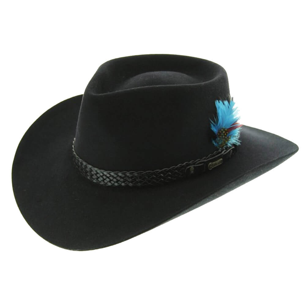 Akubra Snowy River – Black – Stampede Tack & Western Wear