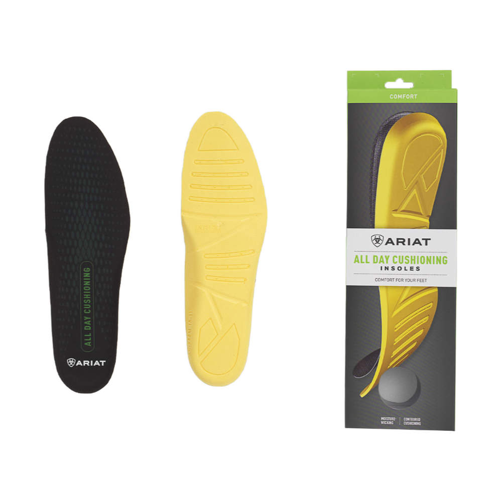 Ariat Men's All Day Cushioning Round Toe Insole Footbeds - Stampede ...