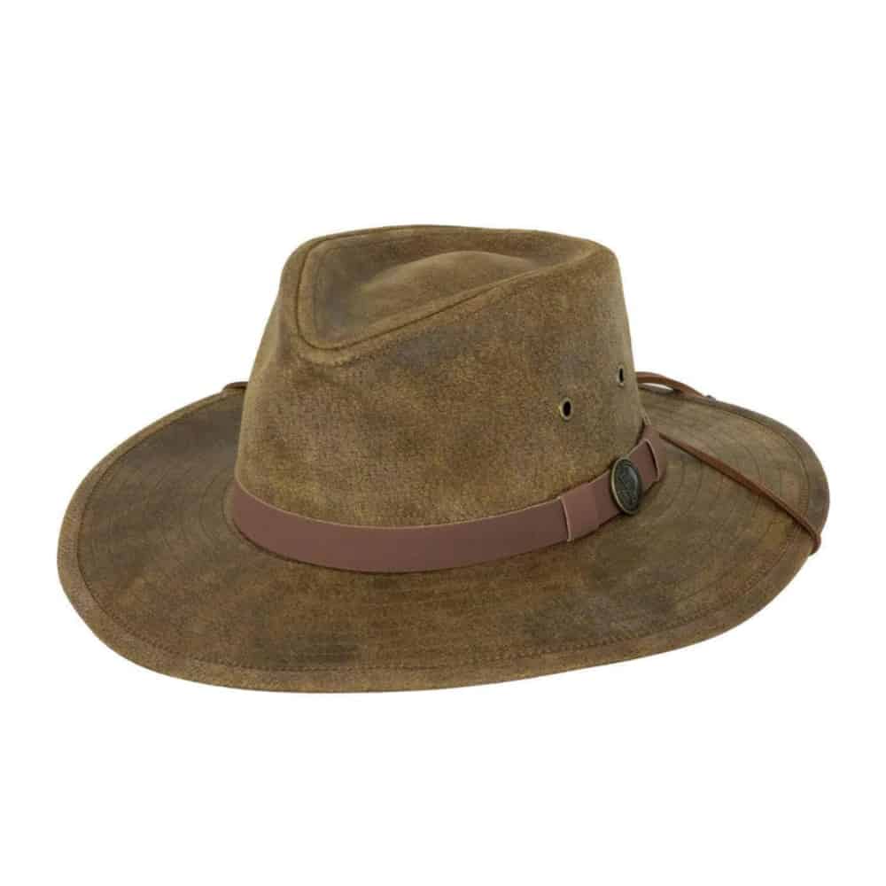 Outback Trading Leather Kodiak Hat - Brown - Stampede Tack & Western Wear