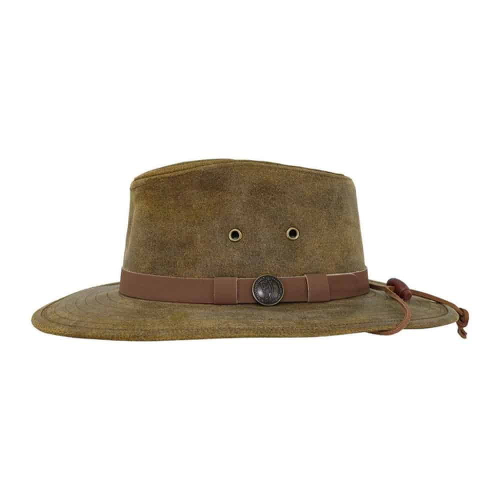 Outback Trading Leather Kodiak Hat - Brown - Stampede Tack & Western Wear